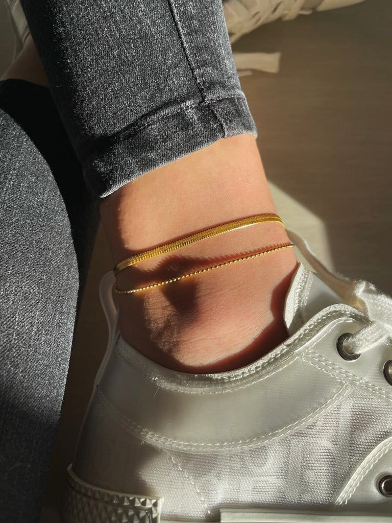 BADDIE | | Tarnish-Free | Gold/Silver Plated | Double Layer snake + bo